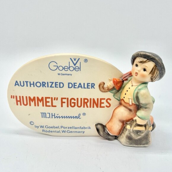 Accents | Goebel Hummel Figurines Authorized Dealer Advertising Sign ...
